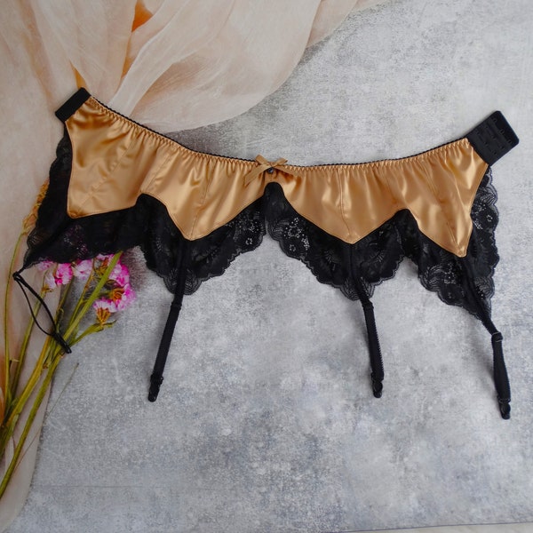 Gold Garter Belt - Etsy