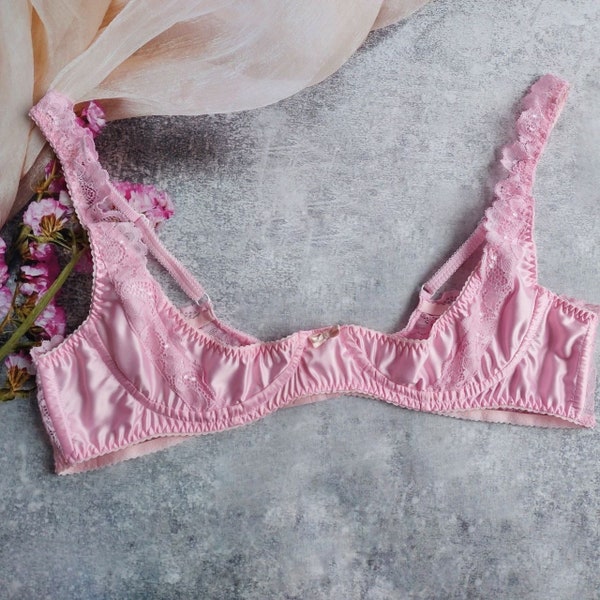 Sexy Open Cup Shelf Bra Etsy