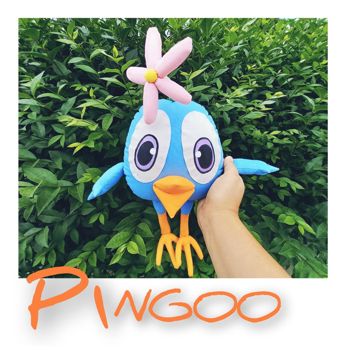 Pingoo Pingoo Bird Pingo Bird Pingoo Cartoon Blue Bird | Etsy