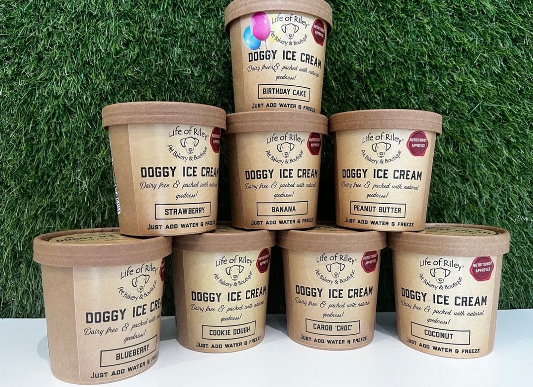 Life of Riley Dog Ice Cream Dog Treats Puppy Treats - Etsy UK