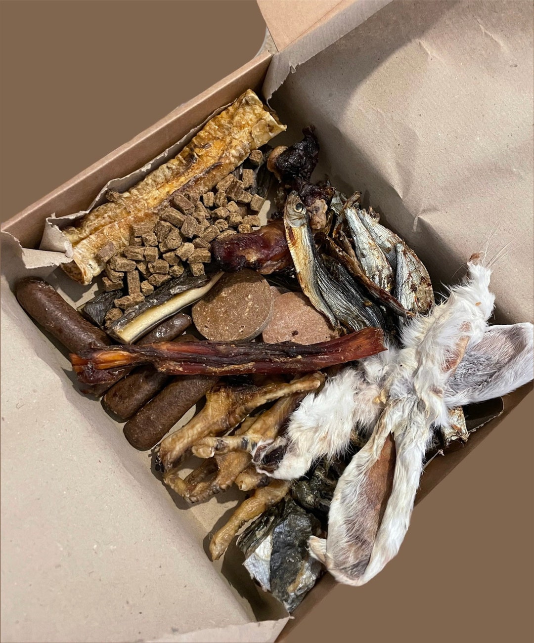 Natural Dog Treat Box Gift Idea Puppy Variety Box - Etsy