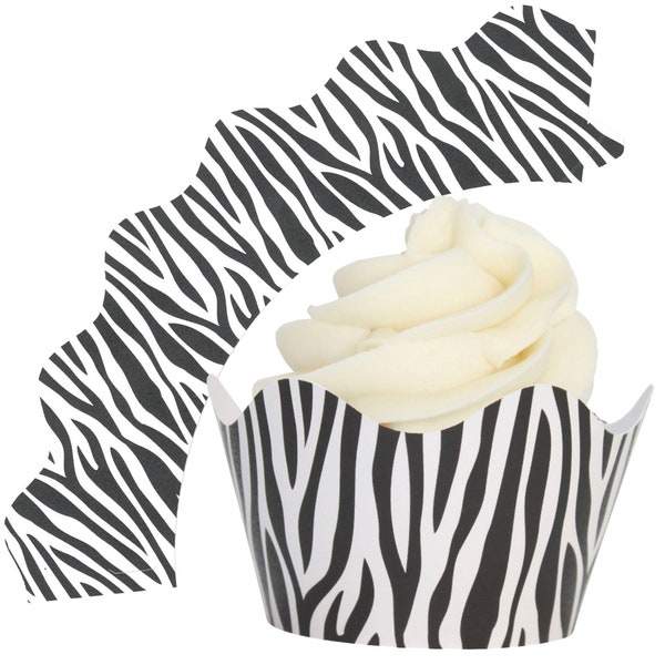 Zebra Cupcake Topper - Etsy