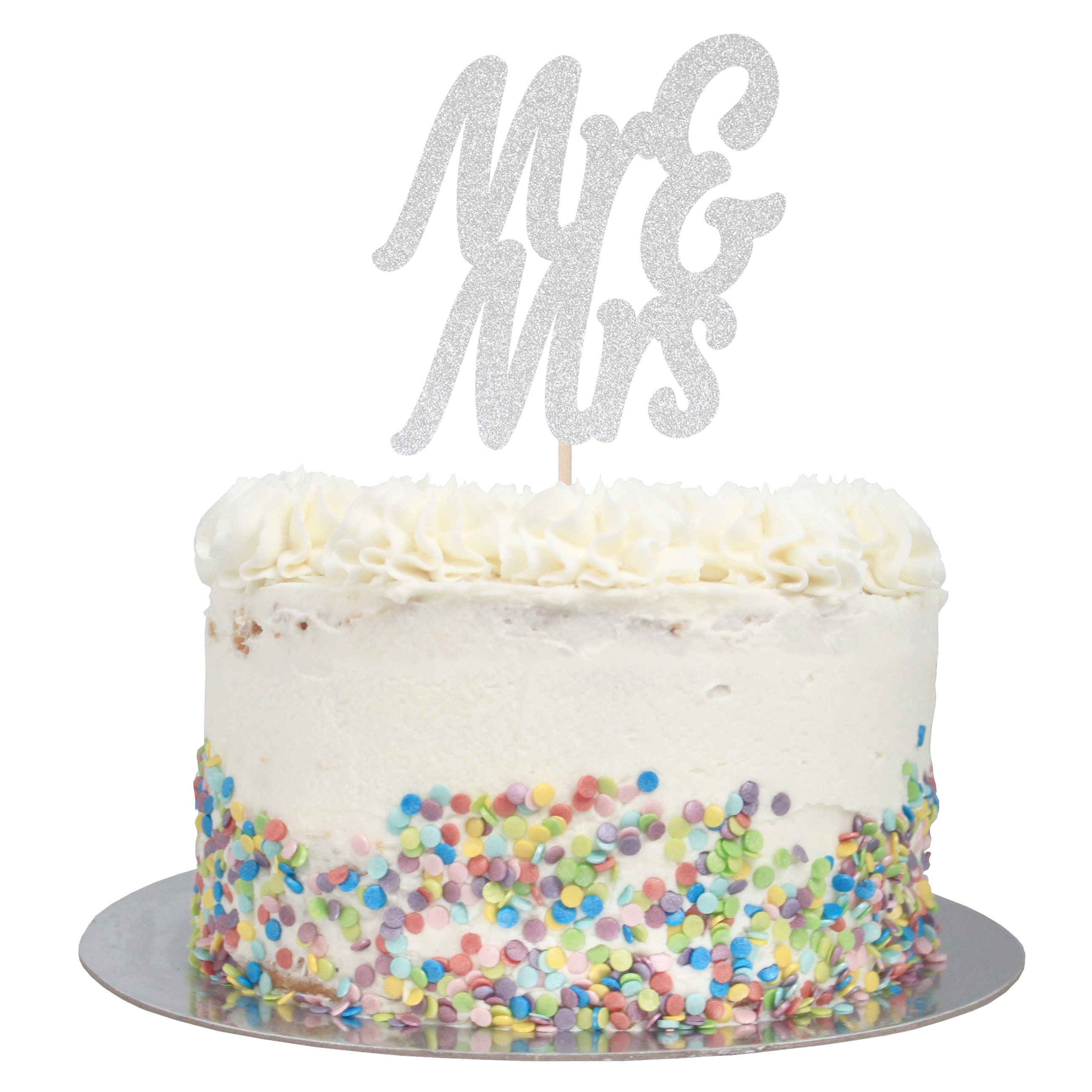 Large Mr & Mrs Cake Topper - Etsy