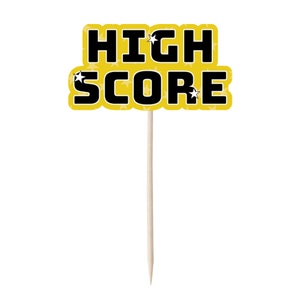 Console Gaming Cupcake Toppers Tops Picks Pics 12pk - Etsy