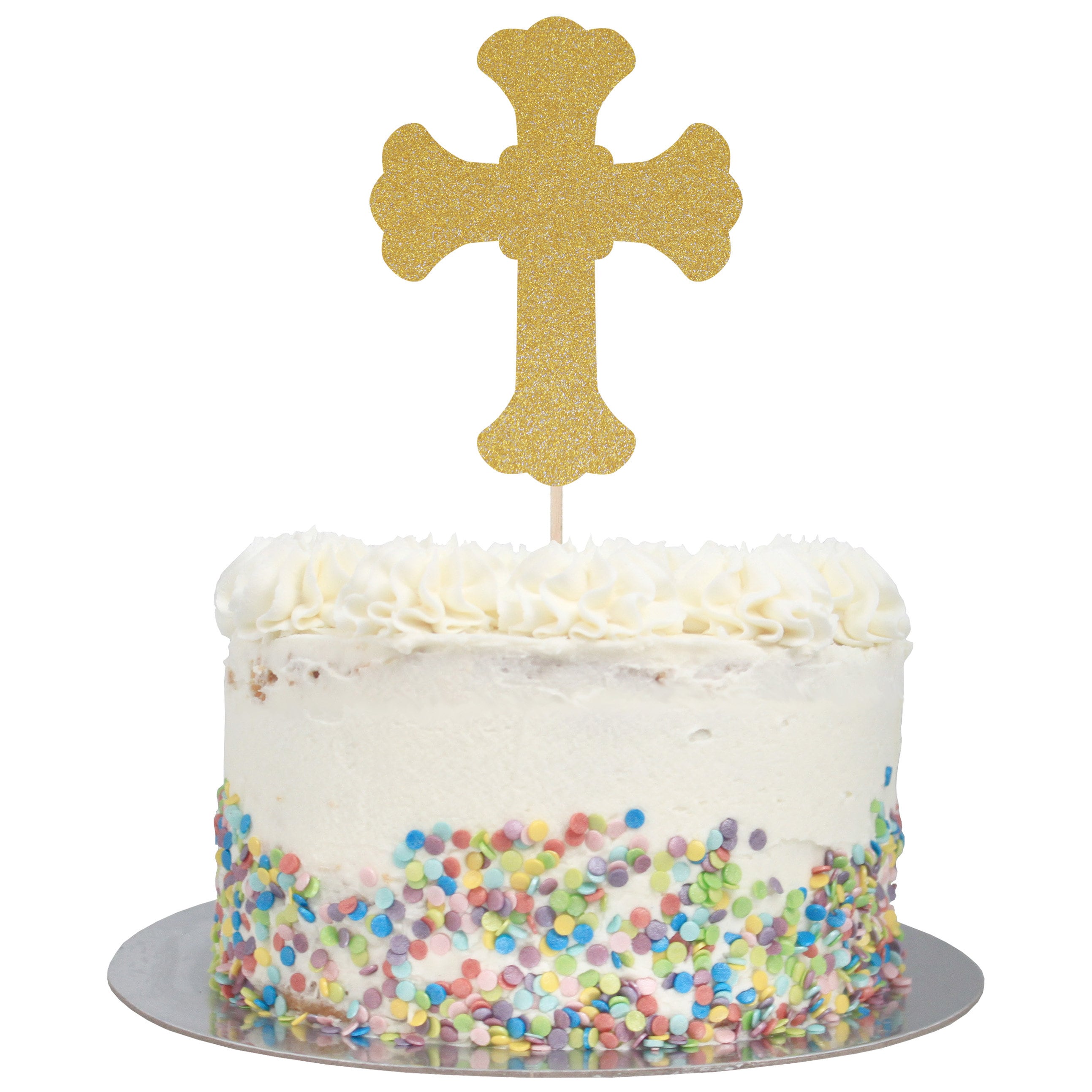 Large Ornate Cross Cake Topper | Etsy