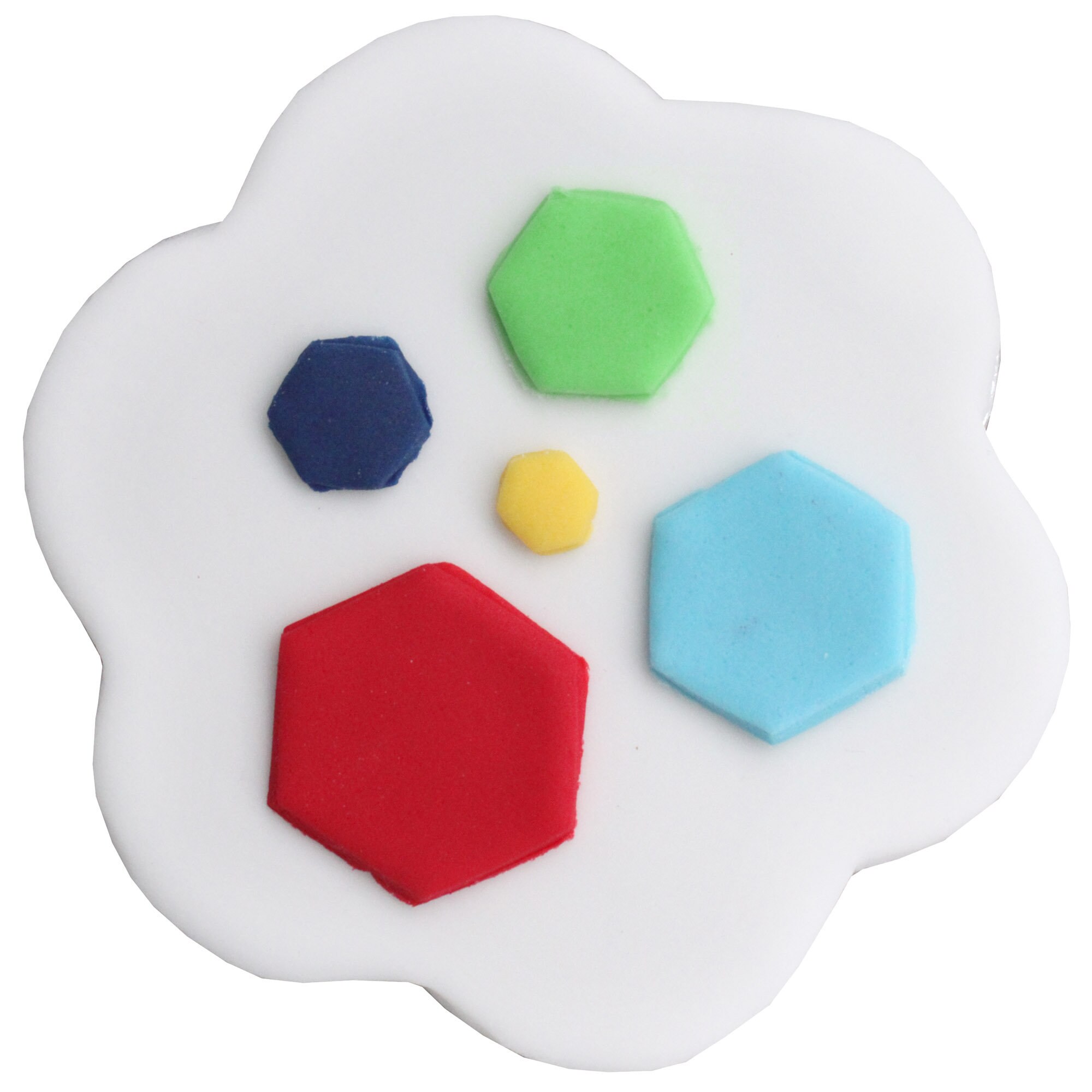 Small Hexagon Craft/icing Cutter Set 5pc - Etsy