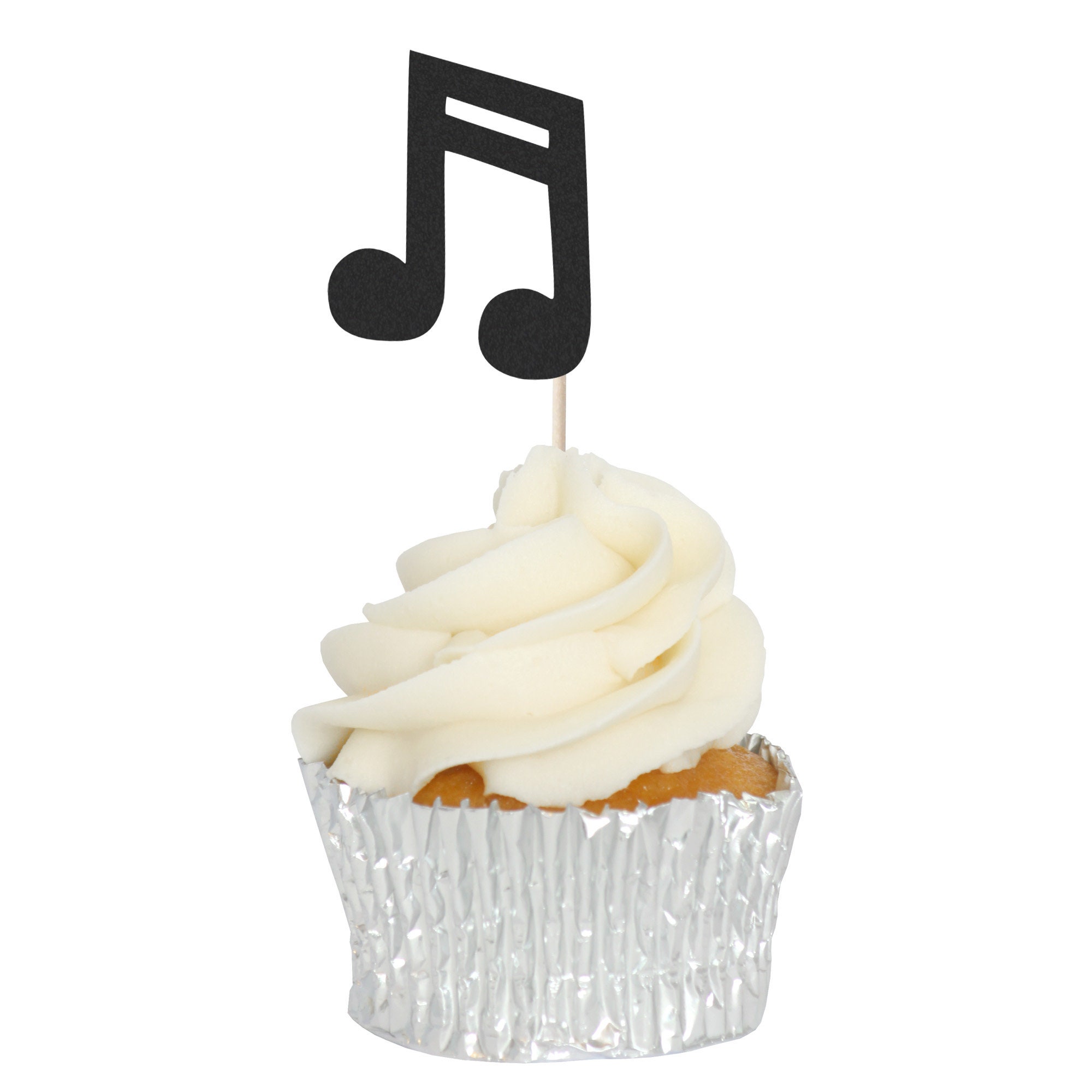 Music Notes Cupcake Tops Toppers Picks Pics 12pk - Etsy UK