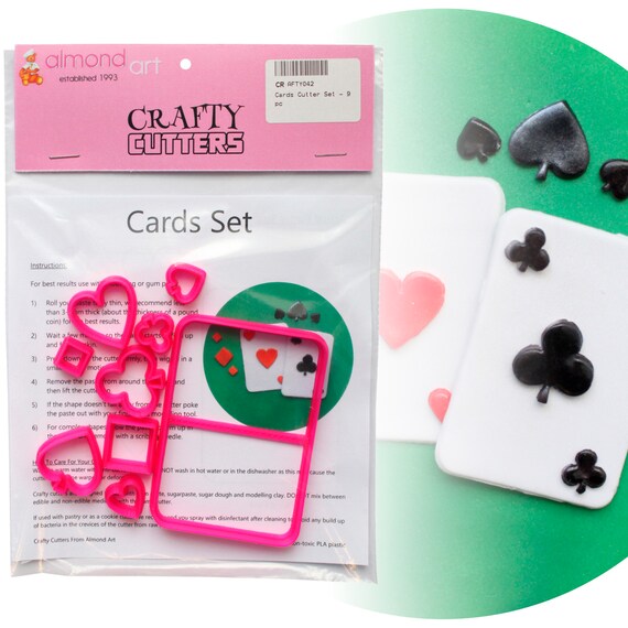 Playing Cards Craft/icing Cutter Set 9pc - Etsy