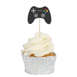 Console Gaming Cupcake Toppers Tops Picks Pics 12pk - Etsy