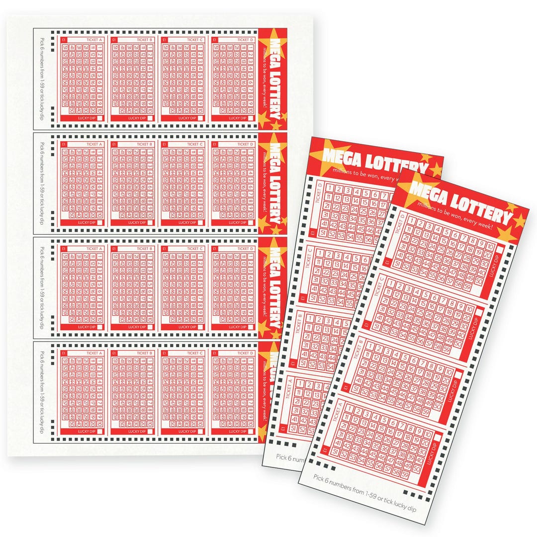 Edible Wafer Lottery Ticket Cake Toppers - Bachelorette, Birthday ...