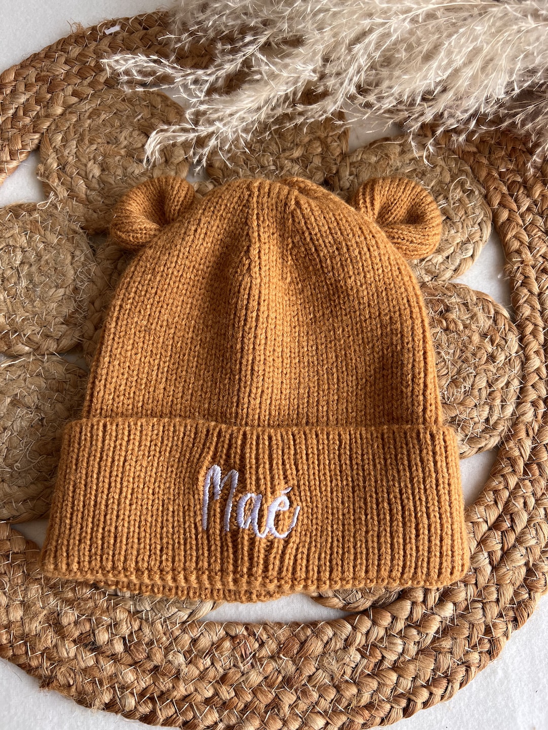 Bonnet Bébé/Enfant personnalisé BRODE avec prénom au choix - Etsy France