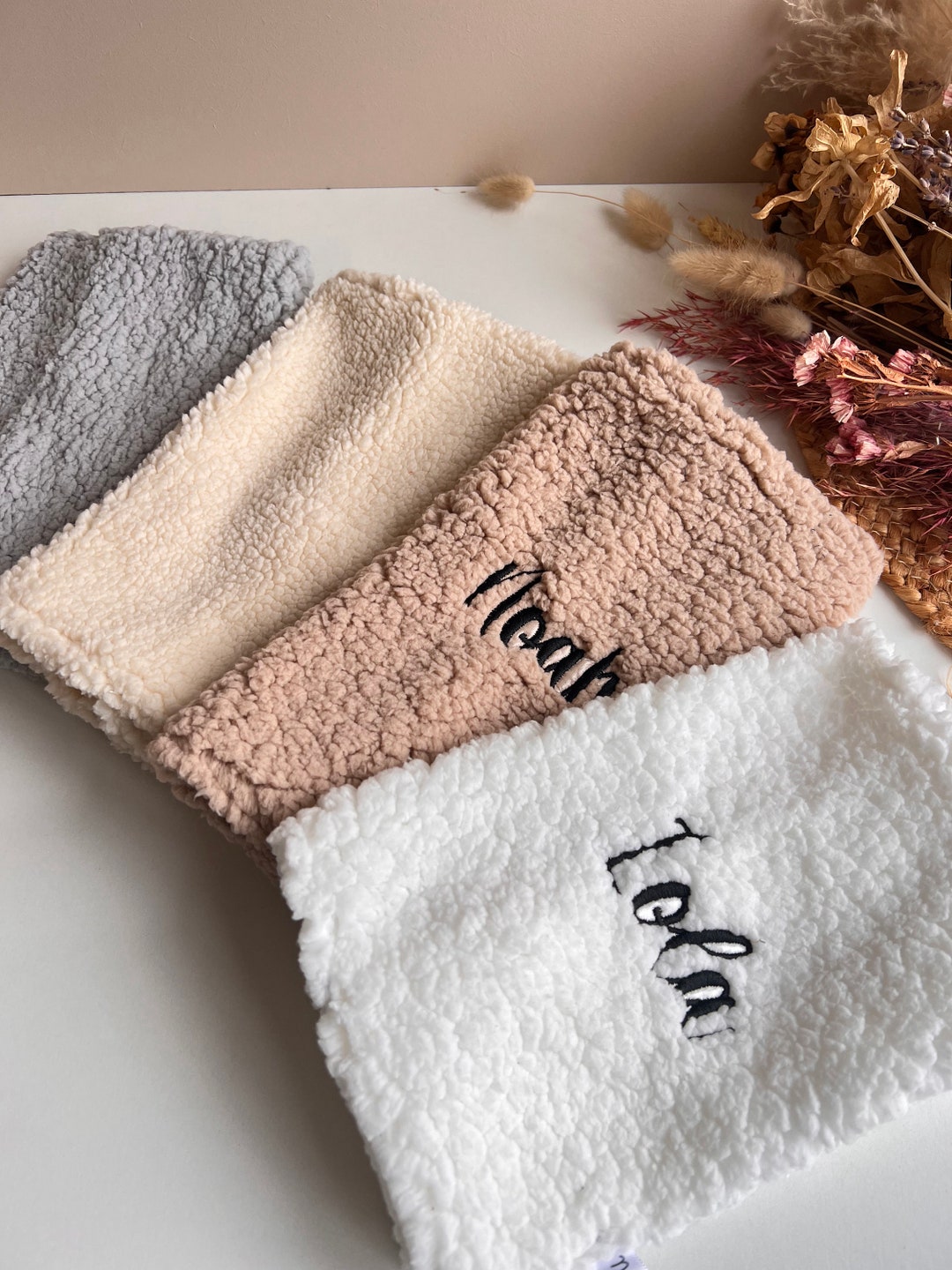 EMBROIDERED Sherpa Health Book Protector to Personalize With the First ...