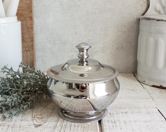 Vintage French LETANG REMY Stainless Steel Sugar Bowl - Etsy