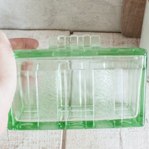 Vintage French Uraline Green Box - Etsy