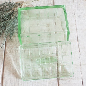 Vintage French Uraline Green Box - Etsy