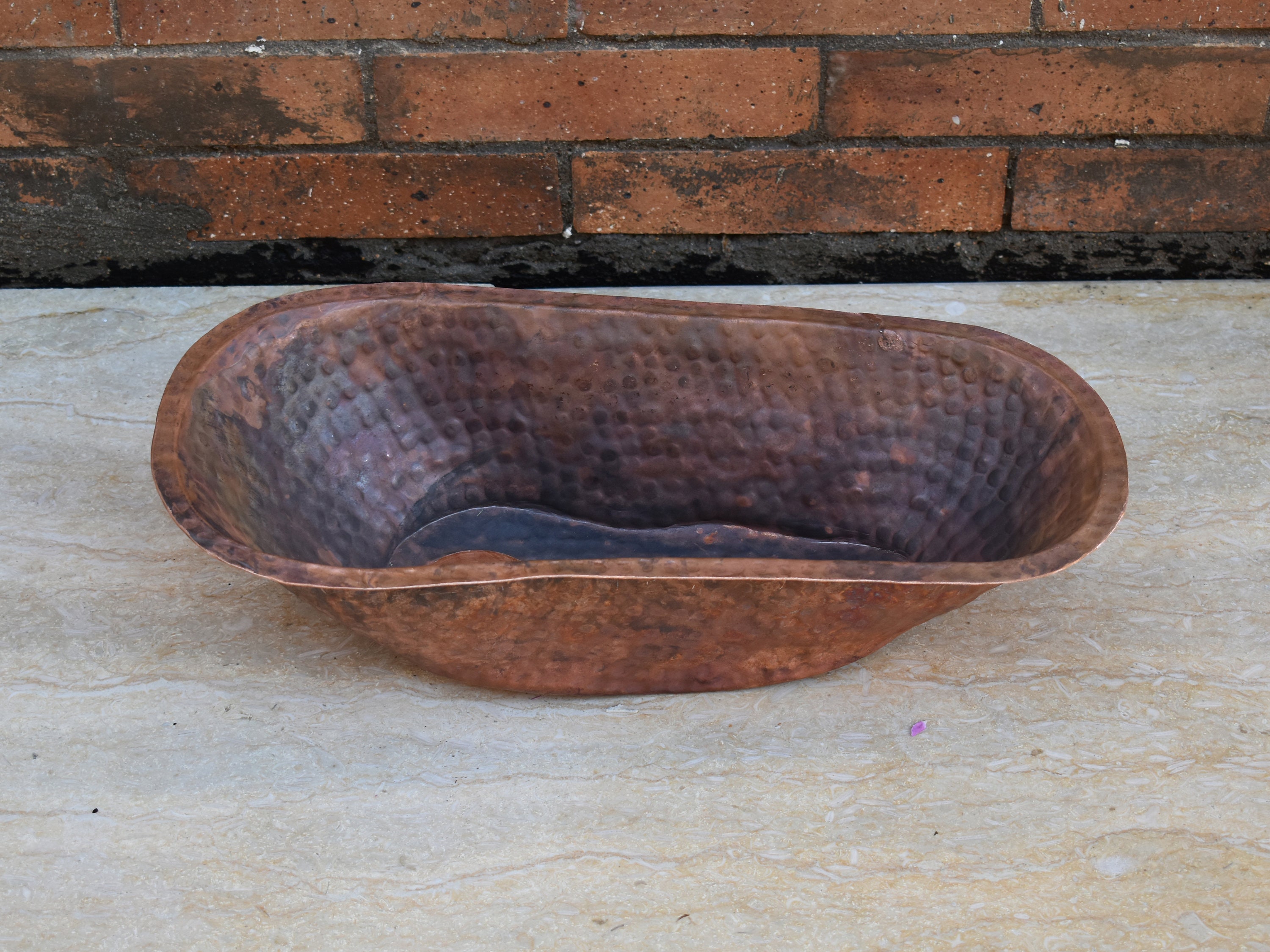 Rustic Narrow Curly River Peanut Undermount Bar Prep Under - Etsy