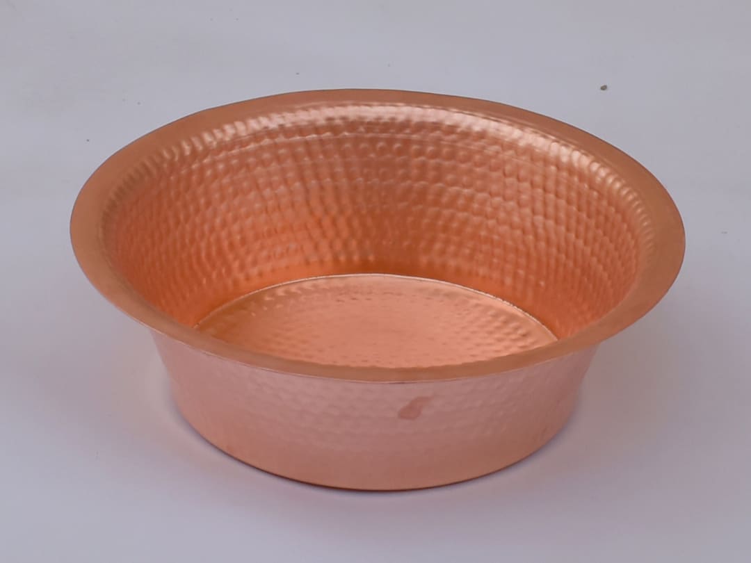 Polished Pedicure Bowl Copper Foot Soaking Therapy Spa Beauty Salon ...