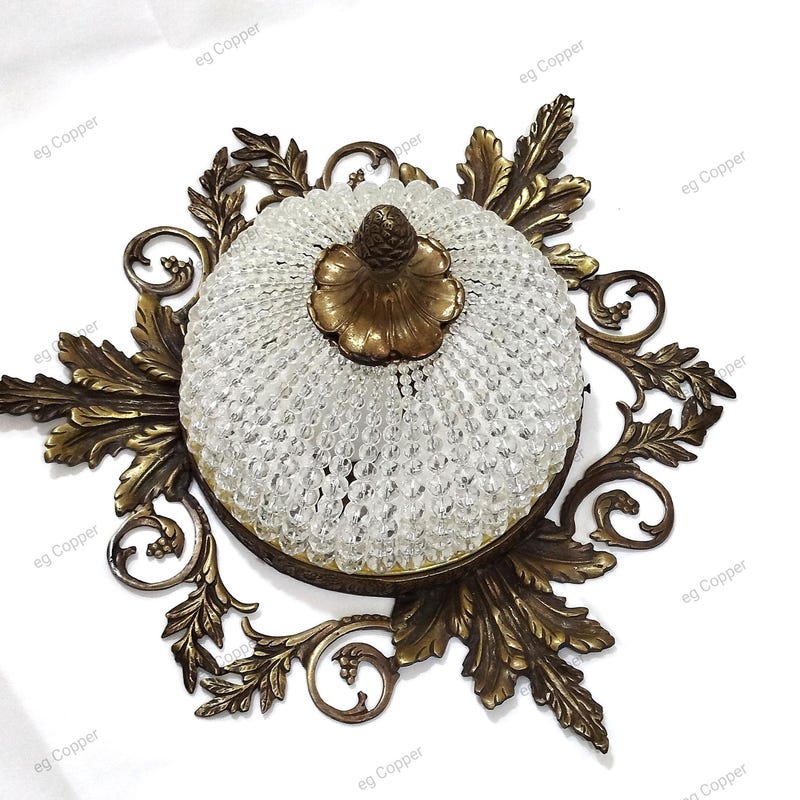 Fancy Flush Mount Ceiling Light - Etsy