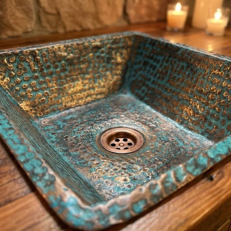 Bathroom Vessel Teal - Etsy UK