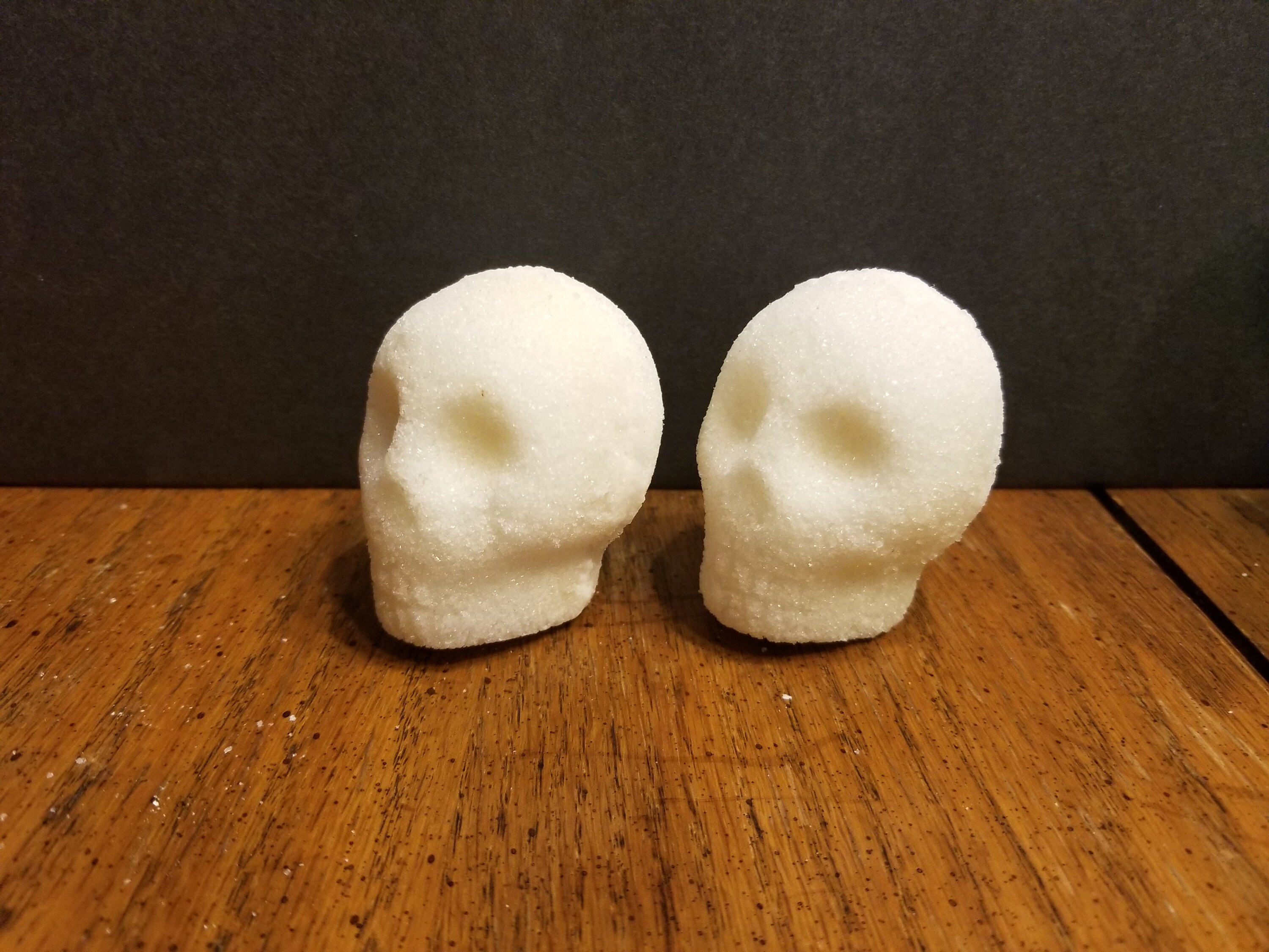Set of 2 REAL Sugar Skulls Calaveras De Azucar Ofrenda Dia De | Etsy