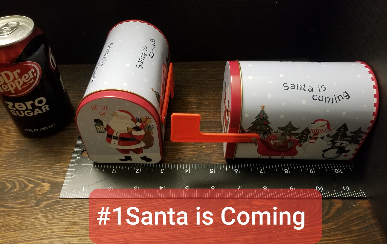 Personalized Santa Mail Metal Mailbox Letters to Santa Santa Mailbox ...