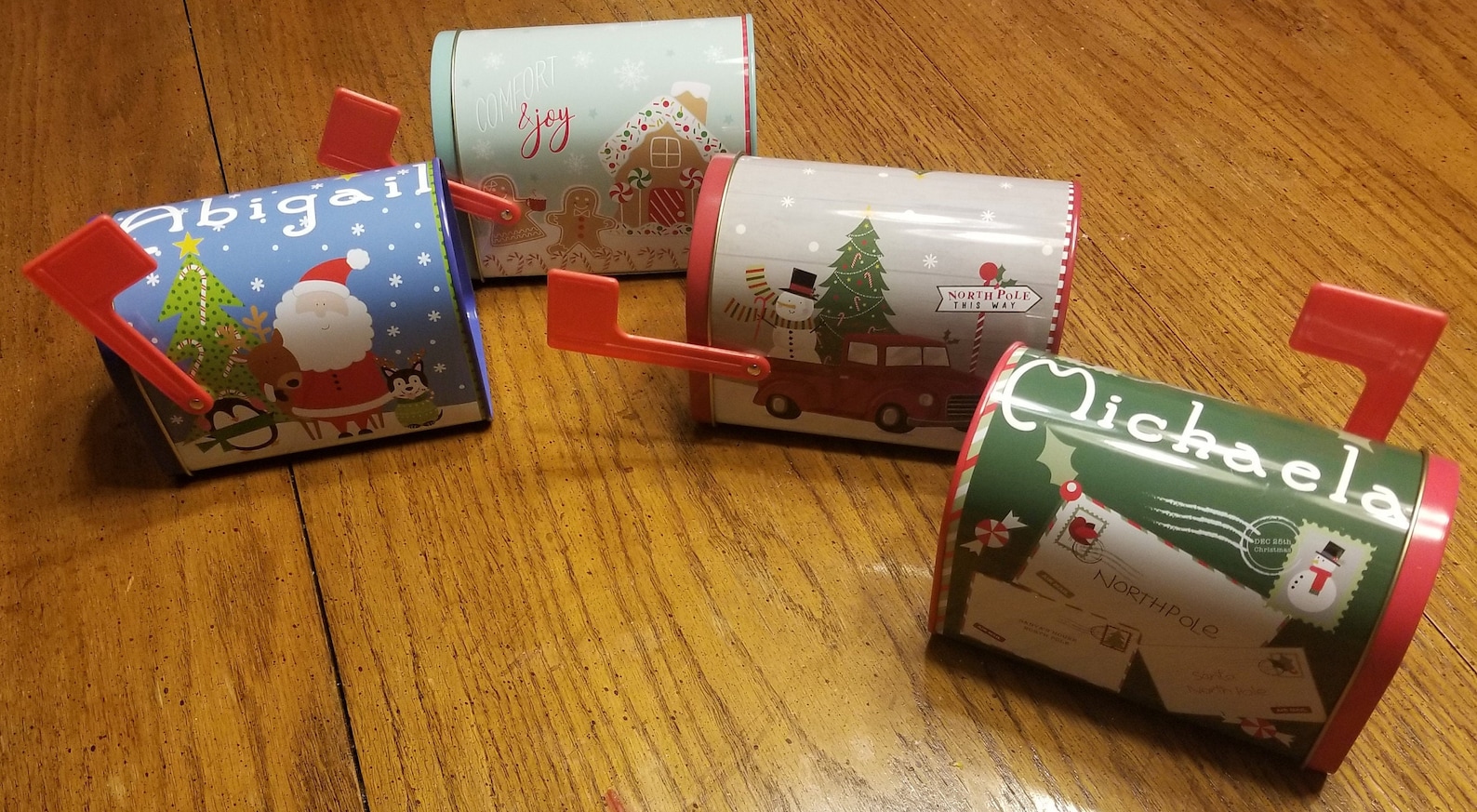 Personalized Santa Mail Metal Mailbox Letters to Santa Santa | Etsy