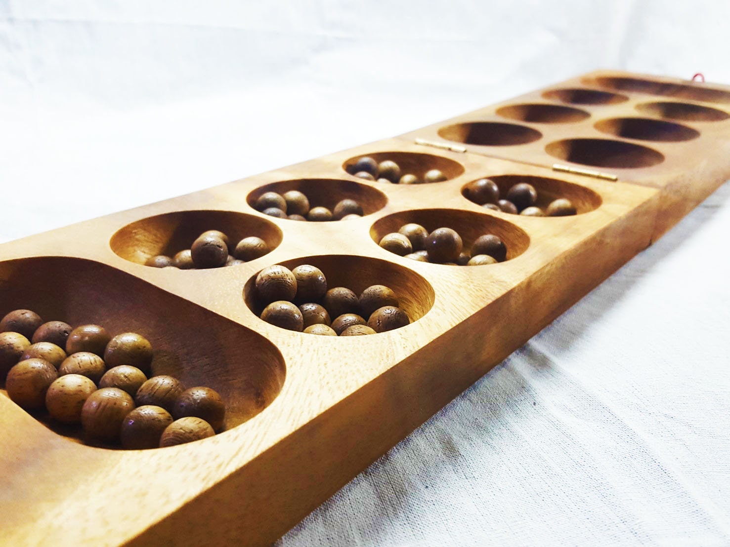 Mancala kalaha board Game wooden Gamewooden Toy - Etsy