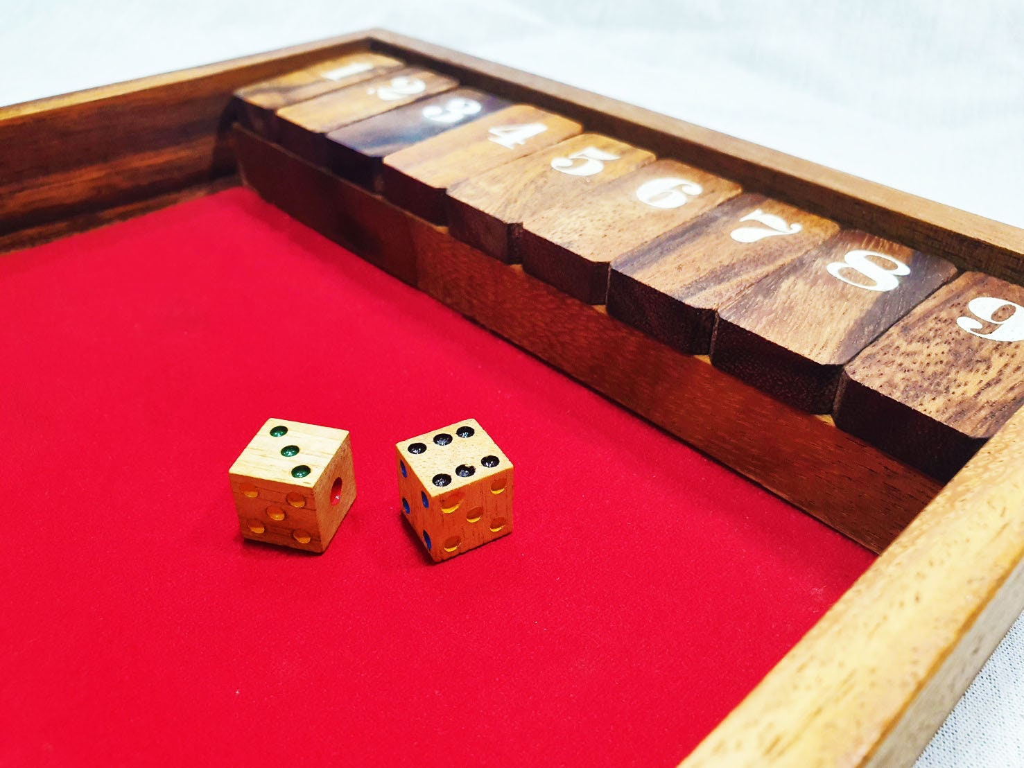 SHUT-THE-BOX ,board Game ,wooden Game ,wooden Toy ,family Board Game ...