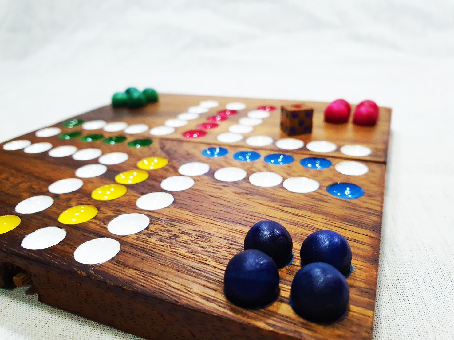 Ludo bead ,board Game ,wooden Game ,wooden Toy , Family Game ,family ...