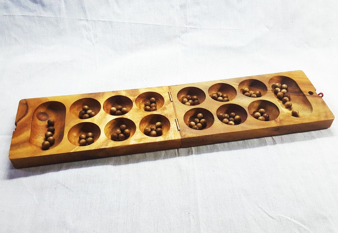 Mancala ,kalaha ,board Game ,wooden Game,wooden Toy - Etsy