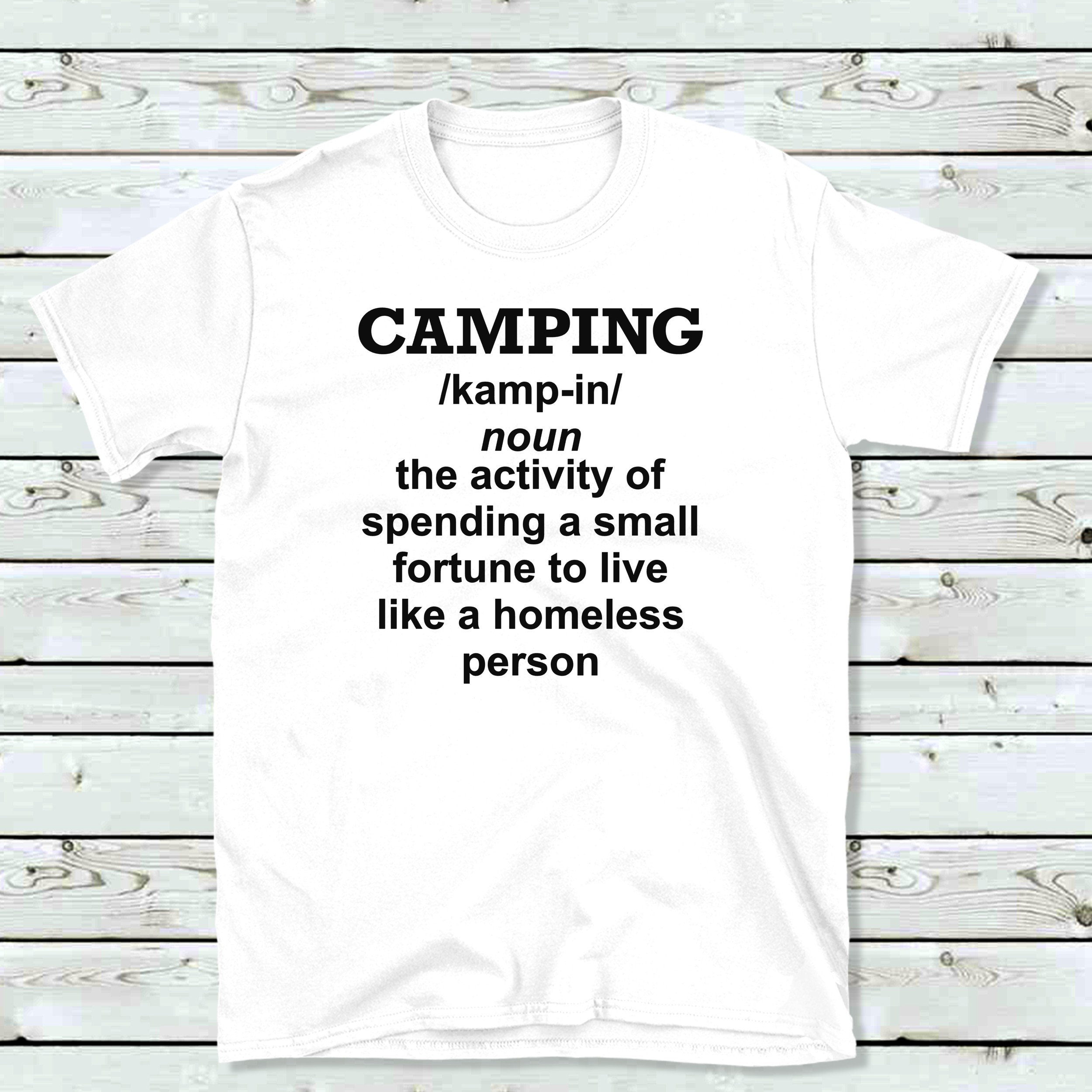 Camping T-shirt/funny Camping Tshirt/glamping T Shirt/camping ...
