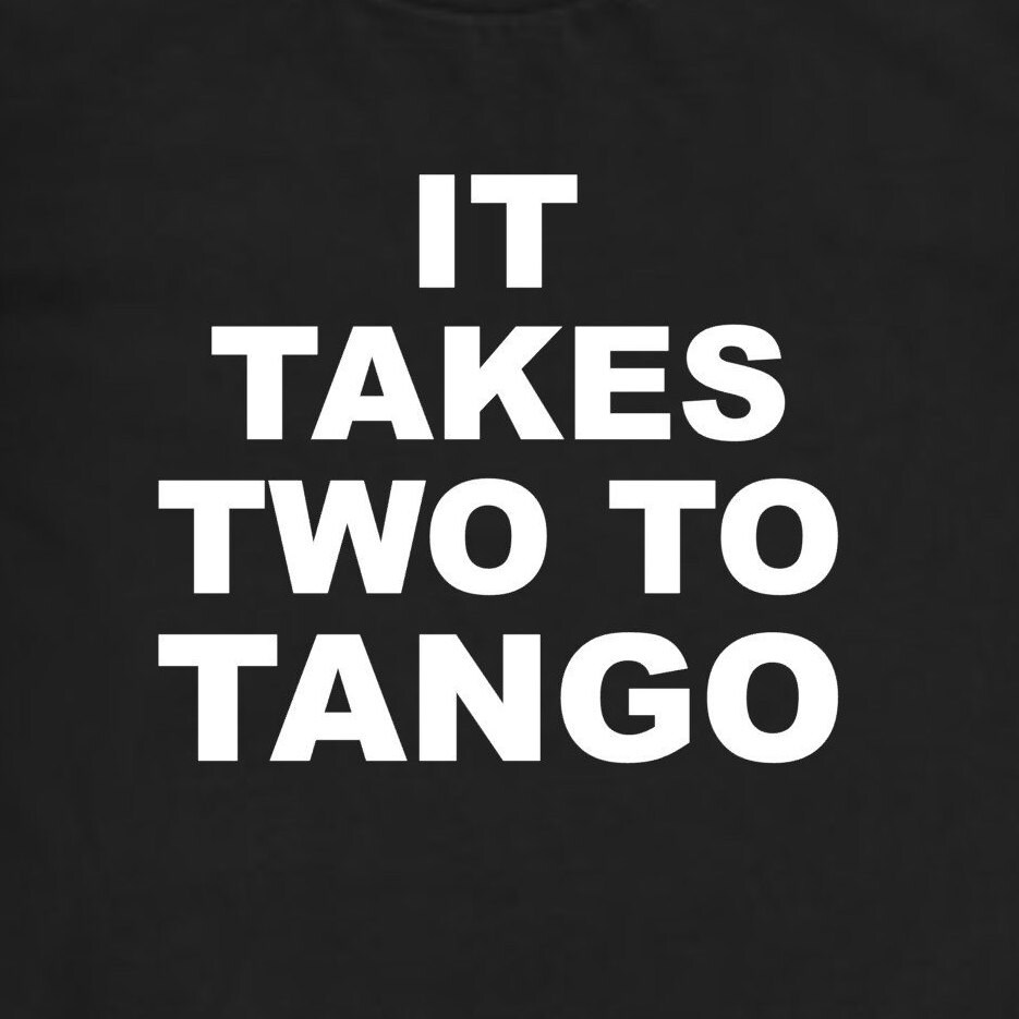 It Takes Two to Tango T-shirt/dance Shirt/ballroom Dance - Etsy