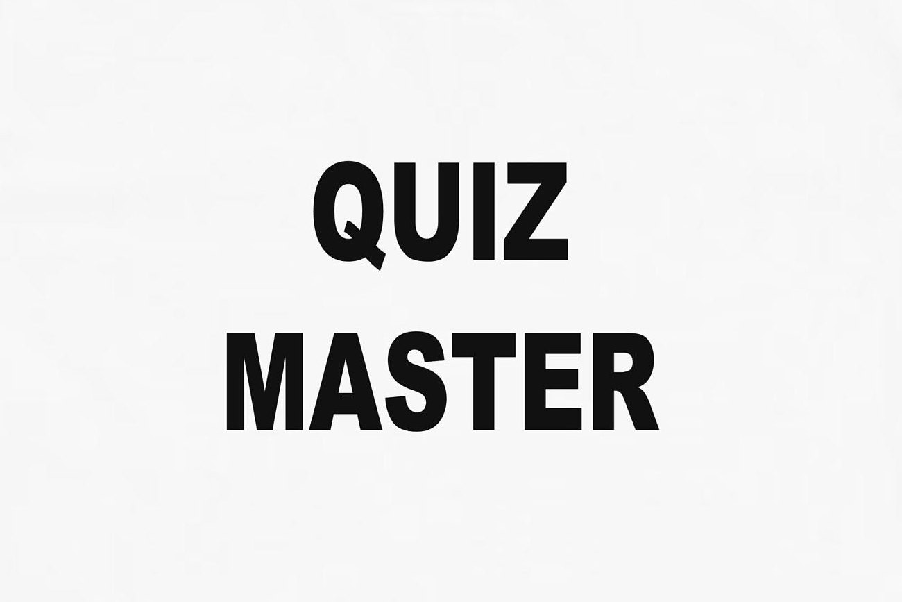 Quiz Master T-shirt/funny T Shirt/unisex Shirt/100% Cotton - Etsy UK