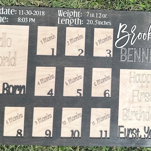 My First Year Frame - Etsy