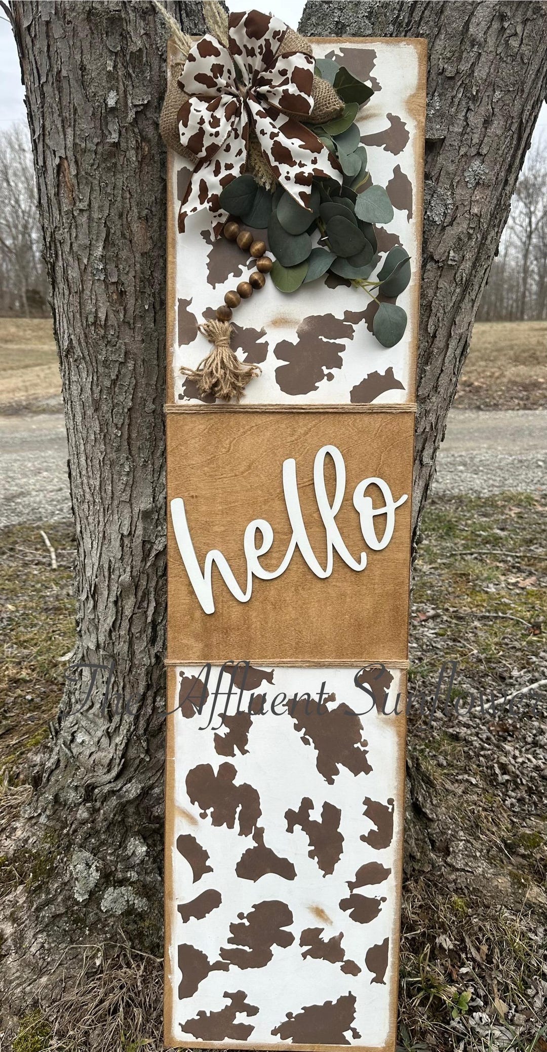 Cow Front Porch Leaner,door Hanger Farmhouse ,heifer Front Door,welcome ...