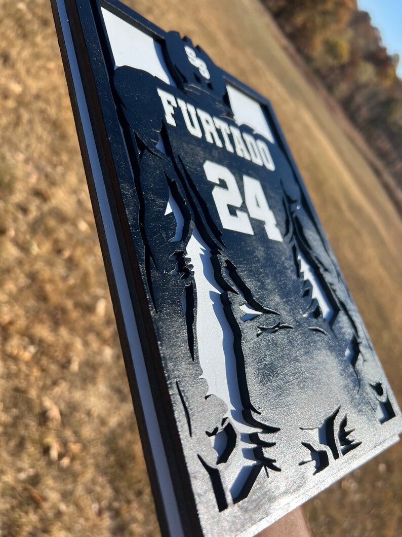 Personalized Football Jersey Sign Custom Football Player - Etsy