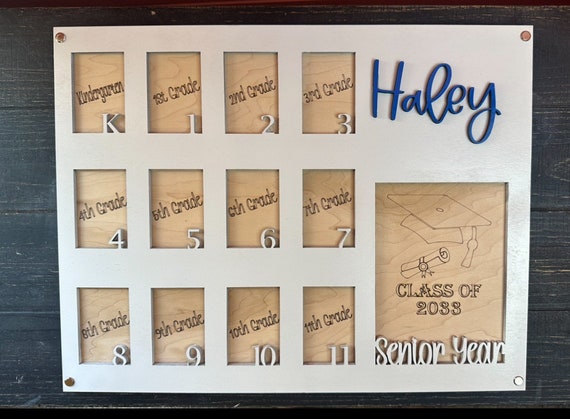 School Picture Frame Wallet School Years Photo Picture Frame Small