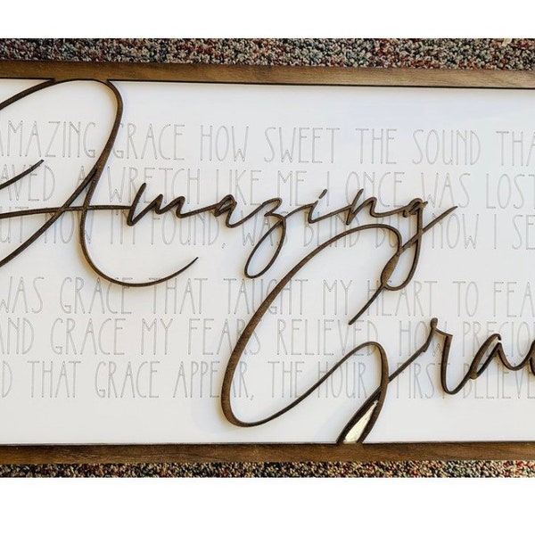 Amazing Grace - Etsy