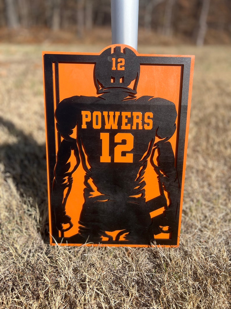 Personalized Football Jersey Sign Custom Football Player - Etsy