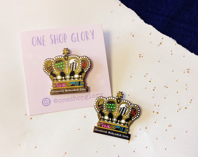 Six the Musical Hard Enamel Pin Theater Fans Broadway Song - Etsy