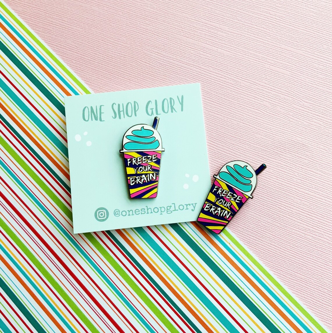 Heathers the Musical - Freeze Your Brain - Slushie 7/11 Hard Enamel Pin ...