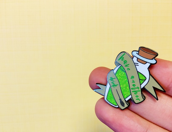 Wicked Green Elixir Enamel Pin | Etsy