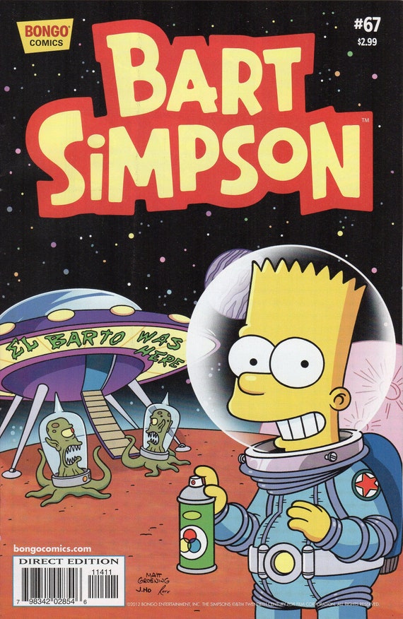 Bart Simpson Comics 67 Bongo Comics | Etsy