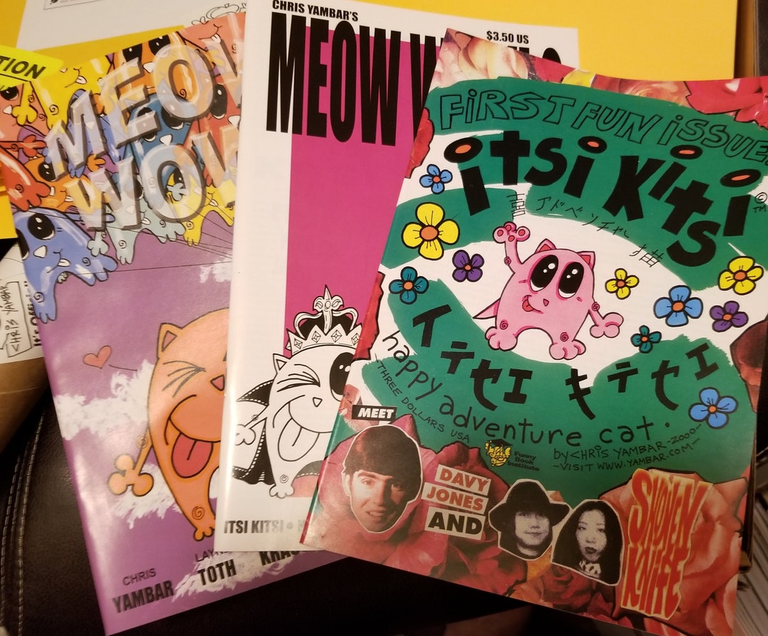 Meow Wow Mega Pow Value Pack - 3 Comics by Chris Yambar - Etsy