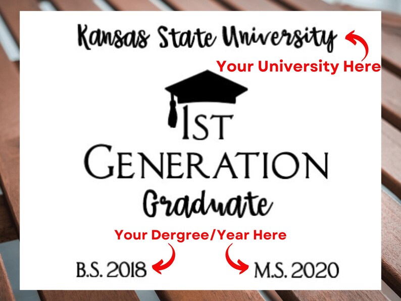 First Generation Graduate SVG File – College Gift (PDF) - Etsy