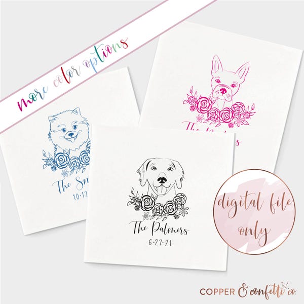 Dog in Wedding - Etsy