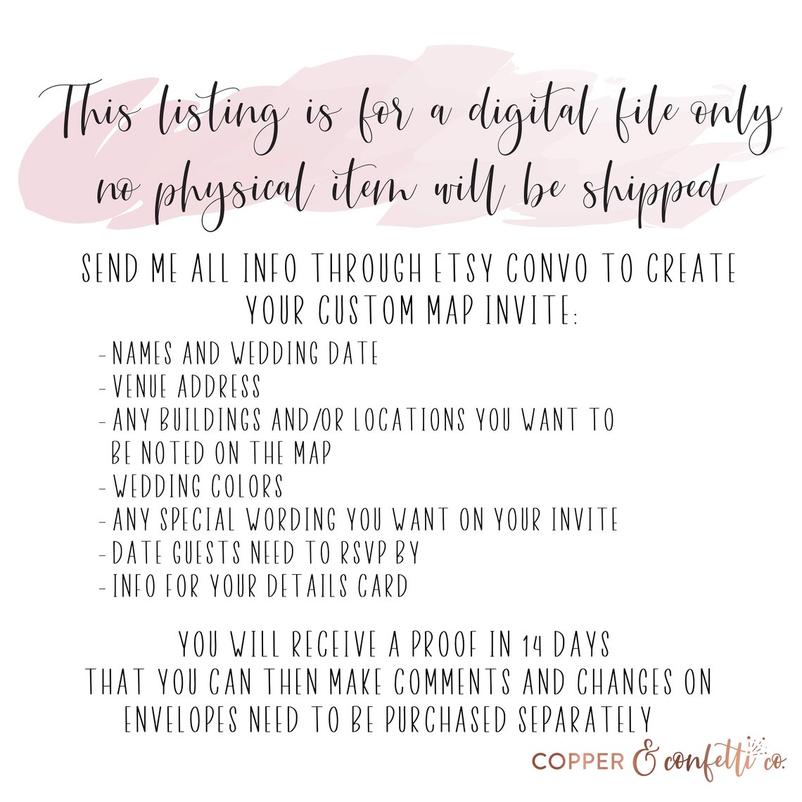 Custom Map Wedding Invitation Suite Print at Home Wedding | Etsy