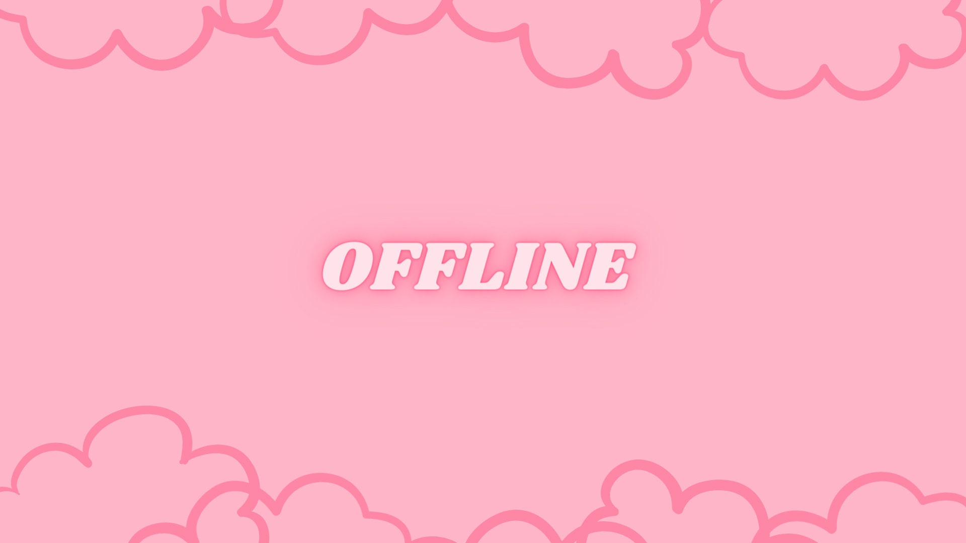 Twitch Stream Overlay Simple Pink Animated Starting Soon / BRB / Stream ...