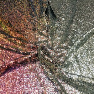 Iridescent Pearl Lavender to Silver Nylon 2 WAY Stretch Mesh OMBRE ...