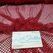 Burgundy Iridescent Rhinestones on Burgundy Soft Stretch Fish Net Mesh ...